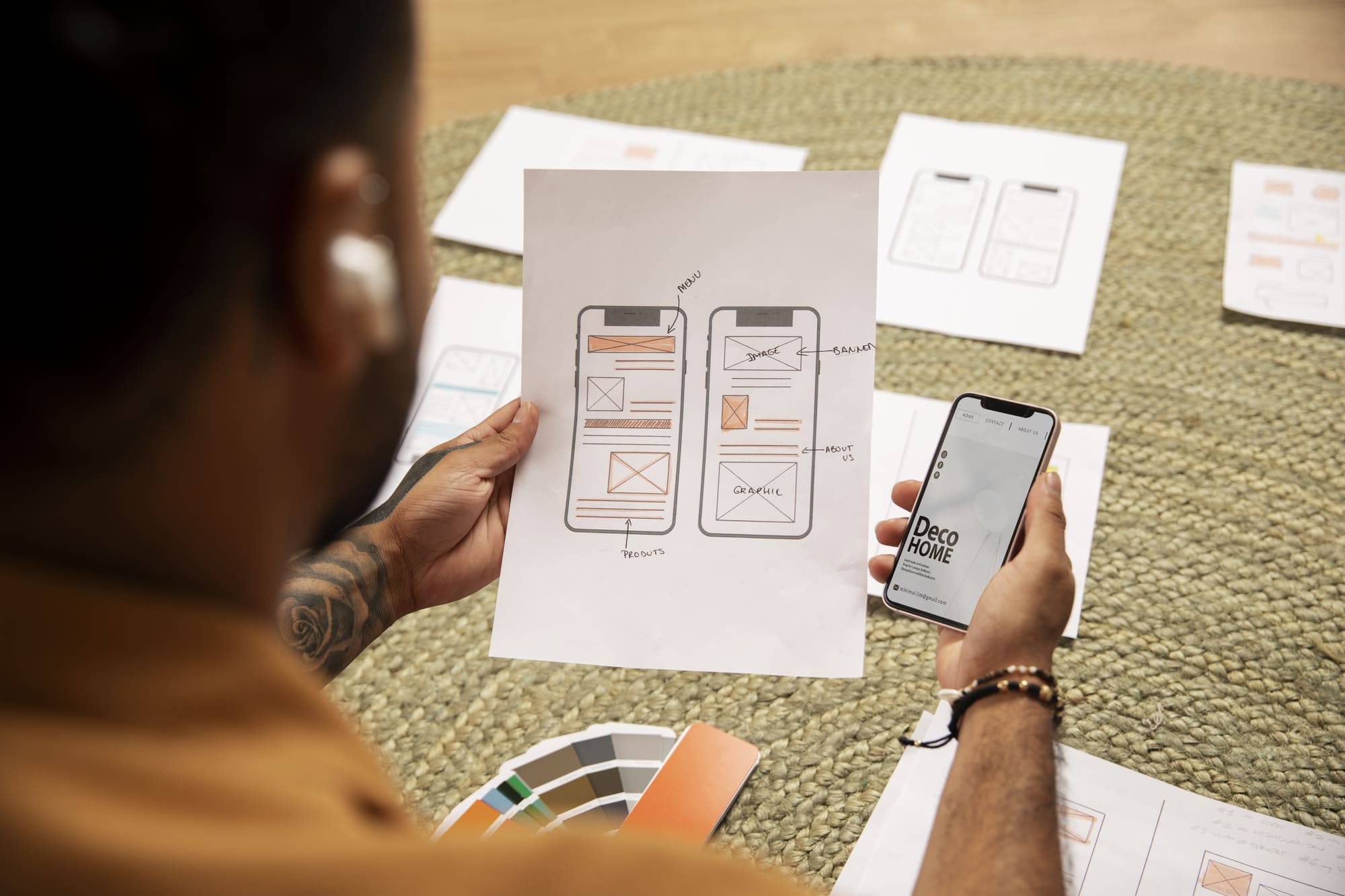 Differences Between A Design Wireframe And Prototypes Design